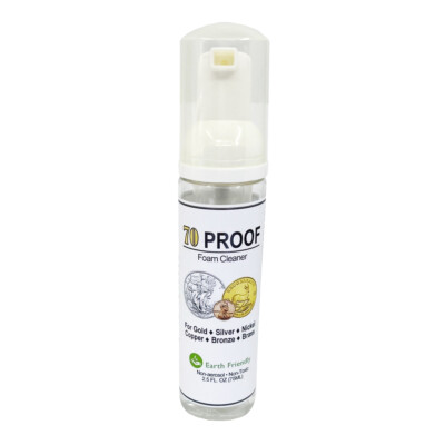 70 Proof Foaming Coin Brightener & Cleaner for Gold Silver Copper ...