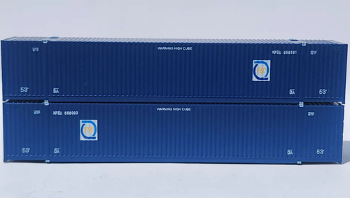 Jacksonville Terminal JTC N Scale ~ FEC Set #2 ~ 53' High Cube ...