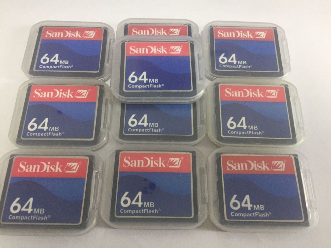 10PCS 64MB Sandisk Compact Flash Card 64MB CF Memory card SDCFB/SDCFJ ...