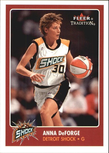 2001 Fleer WNBA #89 Anna DeForge | eBay