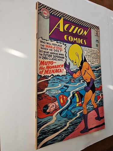 1966 Action Comics DC Comic Book #338 - SUPERMAN - MUTO MONARCH OF ...