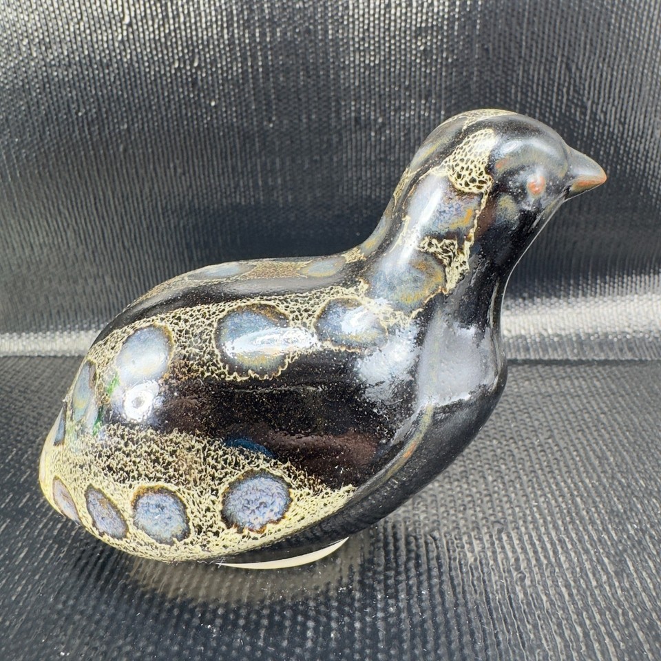 Vintage 1960s Chinese Ceramic Quail Figurine Hand Made Stoneware ...