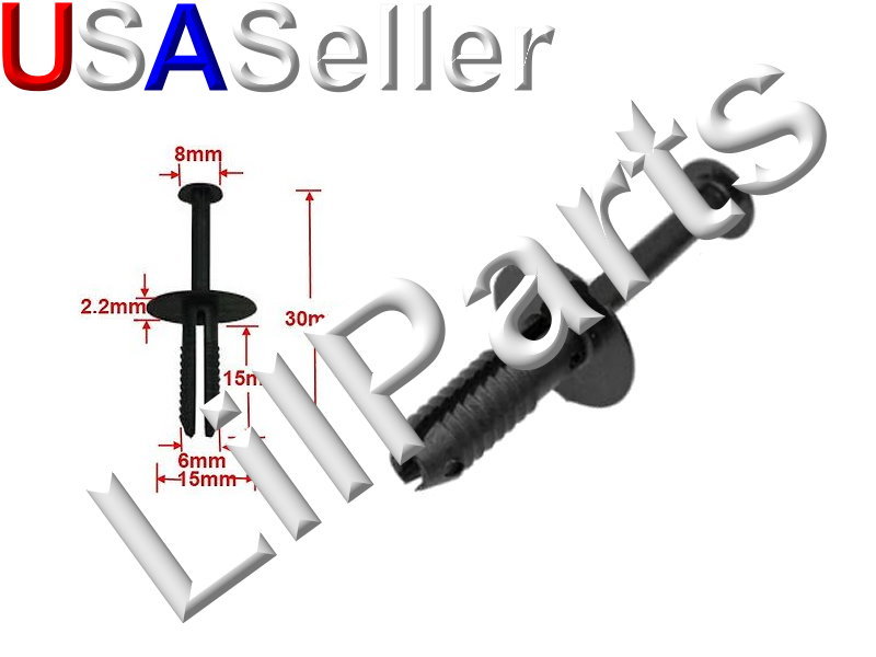 For BMW GM Bumper Wheel Arch Rivet Panel Retaining Trim Clip ...