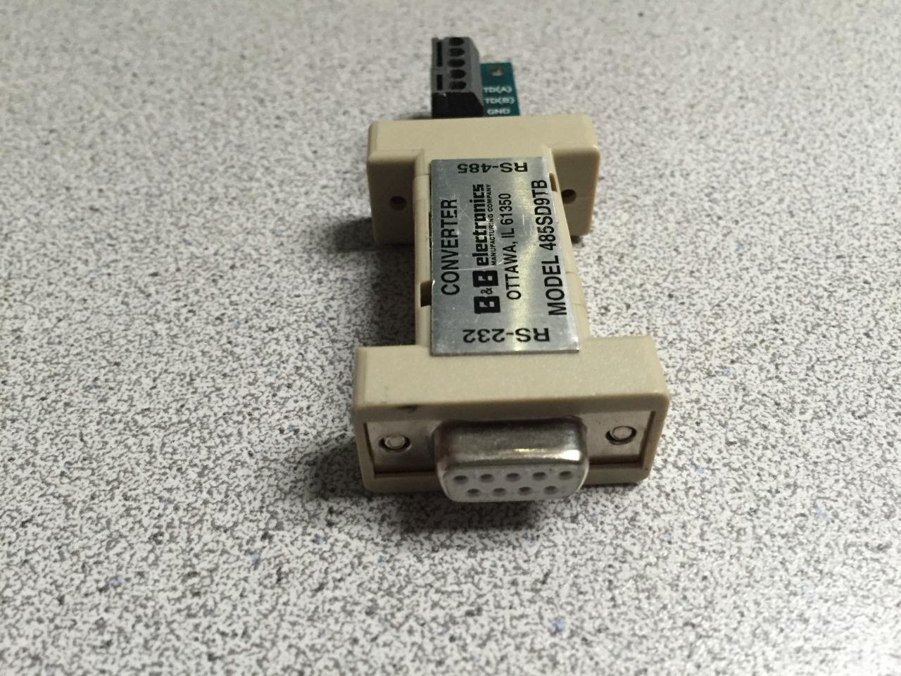 B&B ELECTRONICS 485SD9TB PT PWRD 9PIN 232/485 CONV W/SD WOW!! | eBay