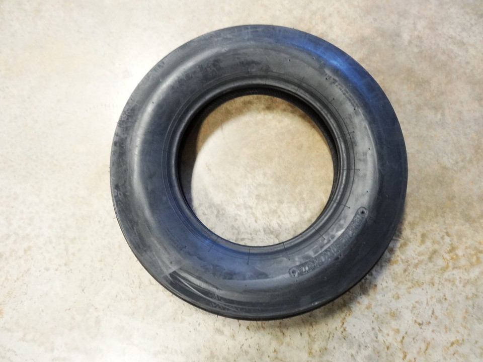 TWO New 6.50-16 Deestone D401 Tri-Rib Front Tractor Tires 6 ply WITH ...