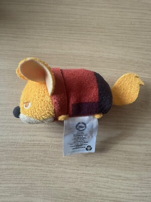 ZOOTOPIA Disney Tsum Tsum Finnick Fox Mini Soft Plush Beanie Toy 3.5 ...