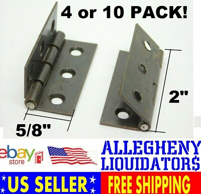 (4 - 10) 90° Inside Stop 2" Hinge Bronze Bench Lid Jewelry Box Chest ...