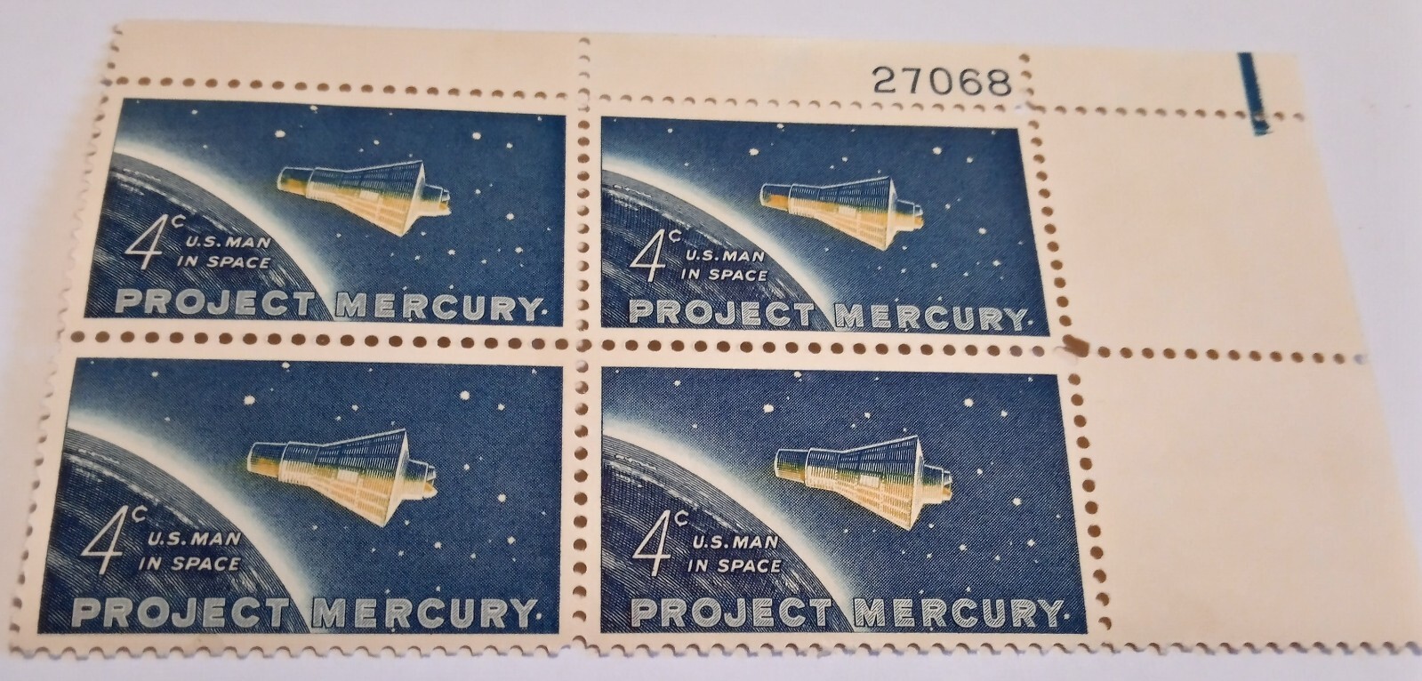 Nasa Mercury Program Stamps