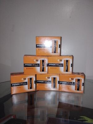 Duracell Procell Alkaline Batteries, C, 12/Box | eBay