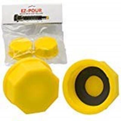 Solid Base Replacement Gas Can Cap - Yellow Coarse Thread Cap to ...