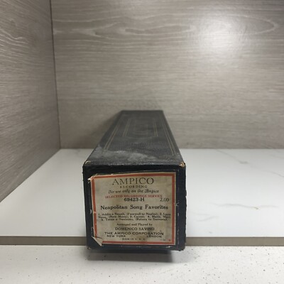 Ampico Reproducing Piano Roll 69423-H - Neapolitan Song Favorites ...