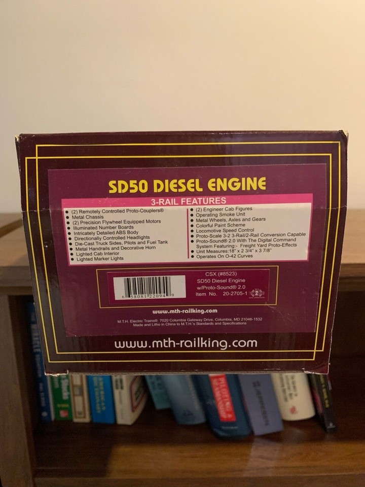 Used MTH Premier SD50 diesel engine | eBay