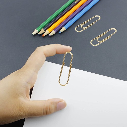 1.1in 100x Paper Clips Rust Prevention Increased Slip Resistance ...