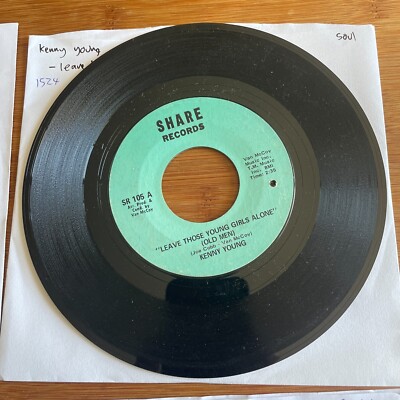 Kenny Young 45 Leave Those Young Girls / Ain't It Funny R&B northern ...