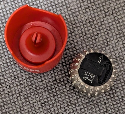 IBM Letter Gothic 12 Font Ball Selectric Typewriter | eBay