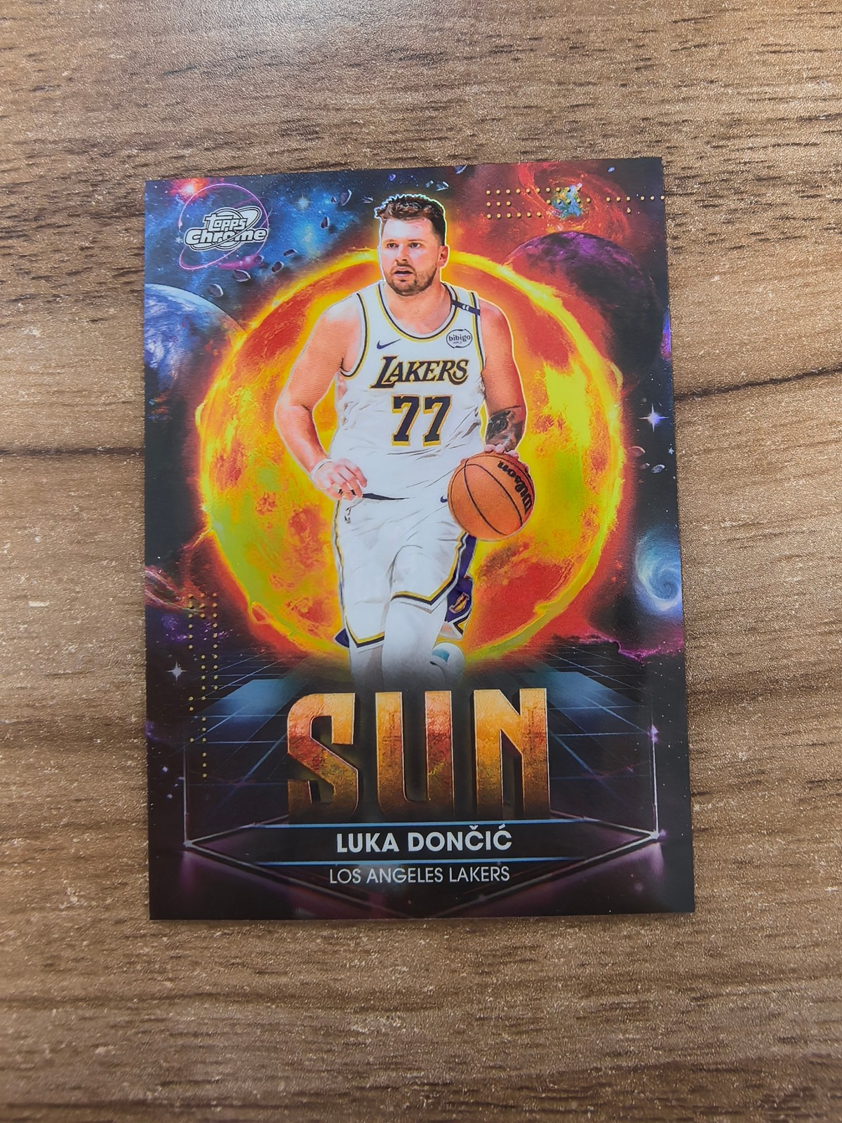 Luka Doncic 2025 Topps Chrome Cosmic #PPS-7 Planetary Pursuit - Sun ...