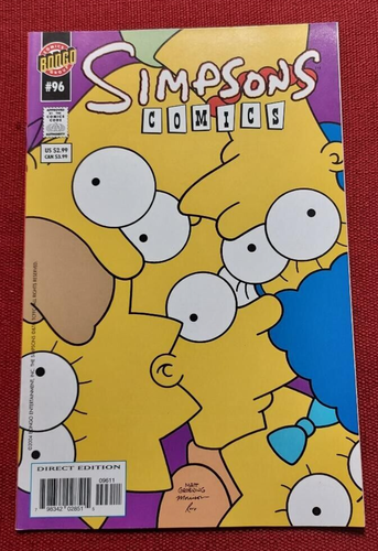 2004 SIMPSONS BONGO COMIC # 96 " A TALE OF TWO PEN PALS " VF/NM? | eBay