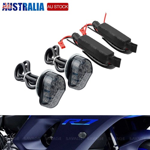 Front Flush Mount LED Turn Signal Lights for YAMAHA YZF R7 2021-2022 ...