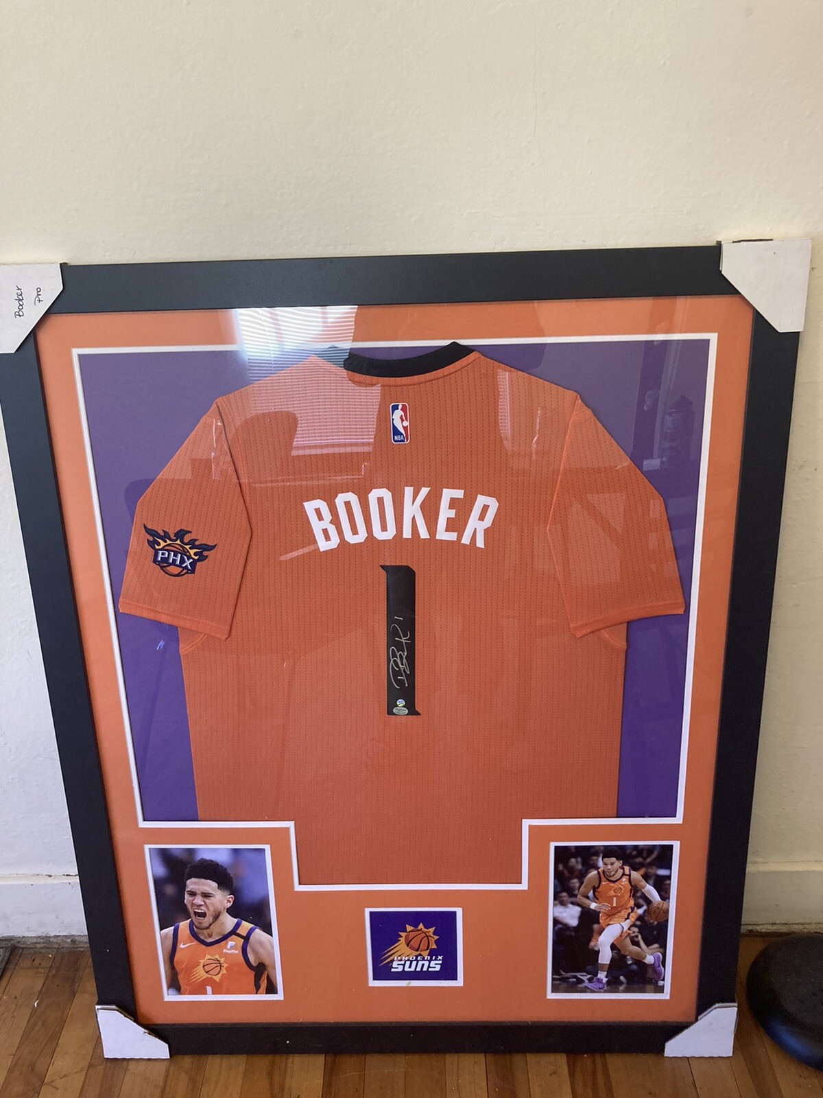 Devin Booker Signed Framed Jersey With Devin Booker Certificate Of ...