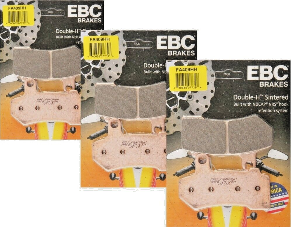 3 Sets EBC HH Harley Front+ Rear Brake Pads - FA409HH | eBay