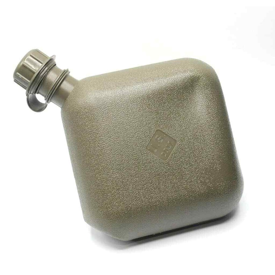 US Military 2 QUART COLLAPSABLE Water CANTEEN BLADDER OD w/ Flat Cap ...