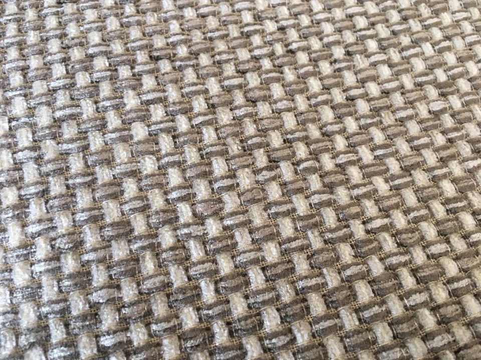 Vervain Chunky Chenille Weave Upholstery Fabric- Cosmic Aspen Grey 3 yd ...