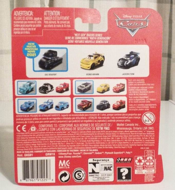 Disney Pixar Cars Mini Racers Kurt, Cruz Ramires, Mcqueen 3 pack | eBay