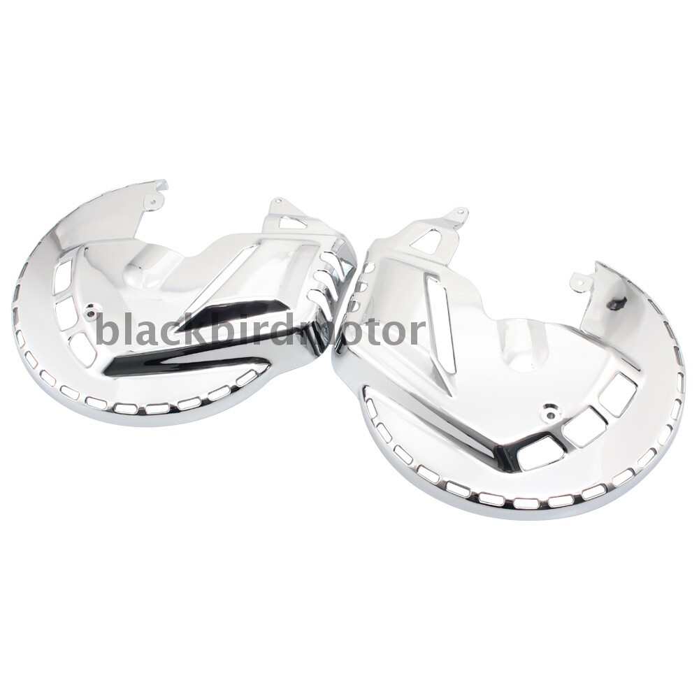 Chrome Brake Rotor Covers W/LED Ring Of Fire For Honda GOLDWING GL1800 ...