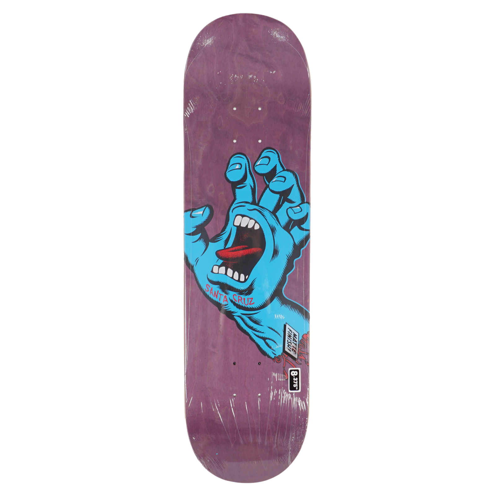 Santa Cruz Purple Screaming Hand 8.375" Matte Finish Skateboard Deck | eBay
