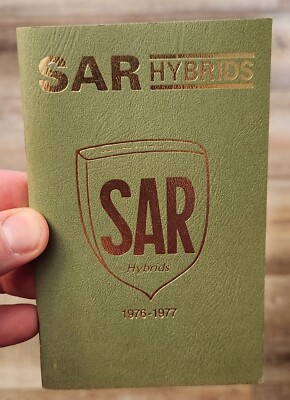 🌽 SAR HYBRIDS Memo Notebook Booklet Corn Seed Company CHARLES CITY IOWA ...