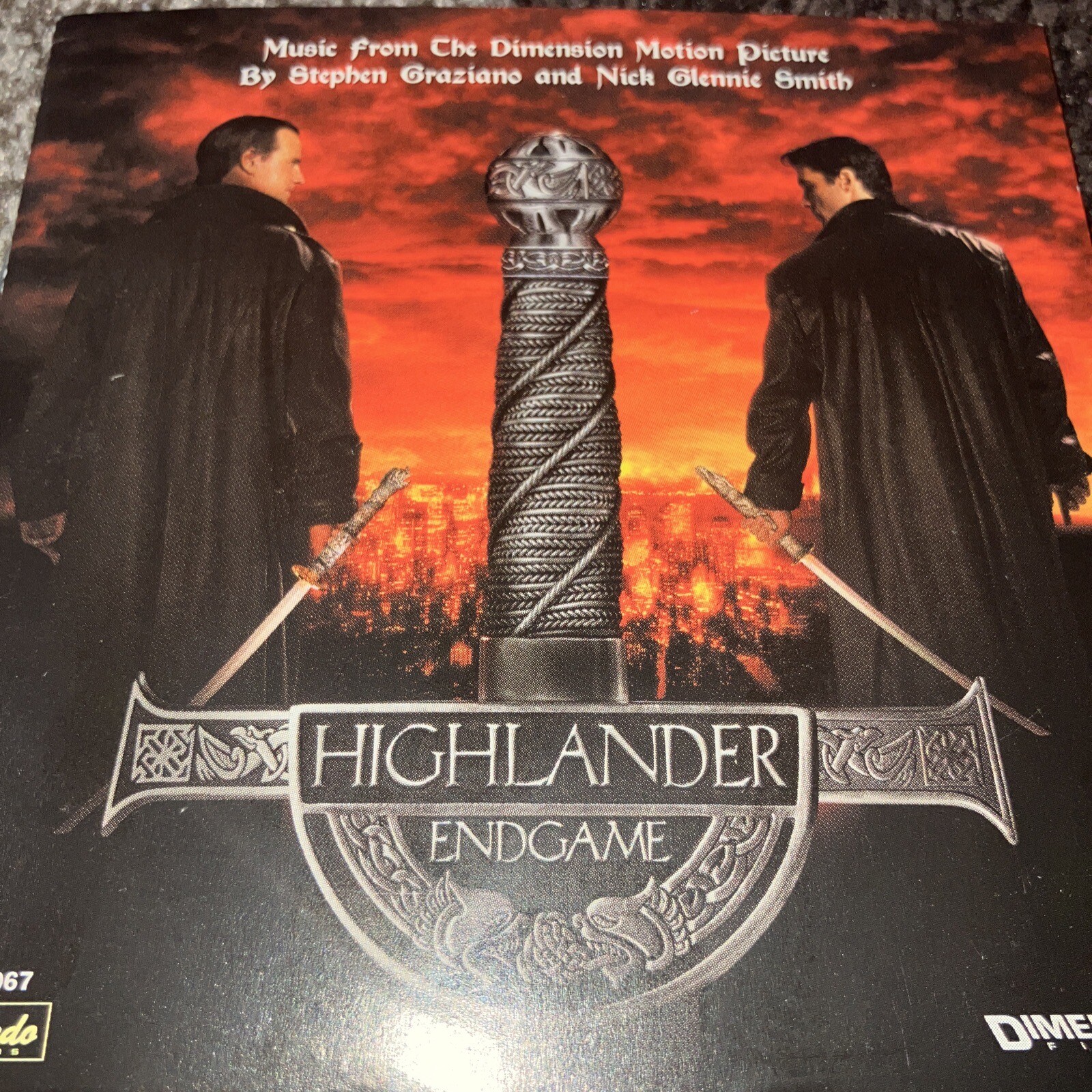 Highlander: Endgame Soundtrack CD GNP/Crescendo 2000 Stephen Graziano ...