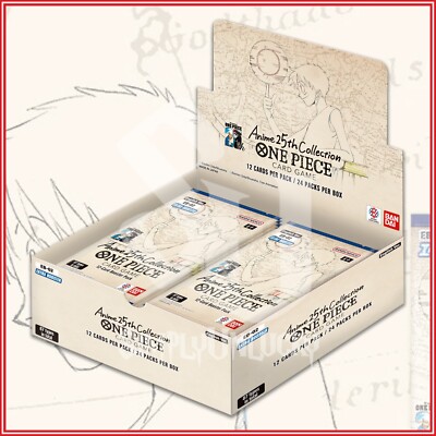 ONE PIECE CARD GAME: Extra Booster Anime 25th Collection Box EB02 ...