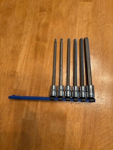 MATCO TOOLS 3/8" DRIVE 6 PIECE SAE LONG HEX BIT SOCKET DRIVER SET ...