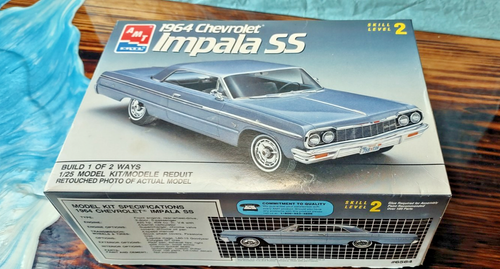 1:25 AMT ERTL 1964 Chevy Impala SS Model Kit #6564 Open Box 1989 | eBay