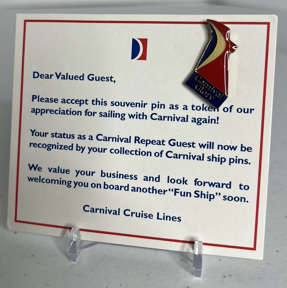 Carnival Cruise Lines Lot Of 16 Pins Victory, Inspiration, Celebration ...