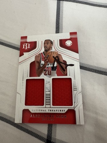 2024-25 National Treasures Alex Alexandre Sarr Auto IP Rookie /99 Patch ...