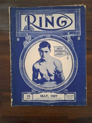 The Ring Magazine May 1927 Billy Petrolle | eBay