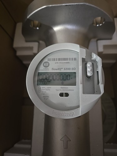 Kamstrup FlowIQ 3200 EO Ultrasonic Water Smart Meter Stainless Steel 3 ...