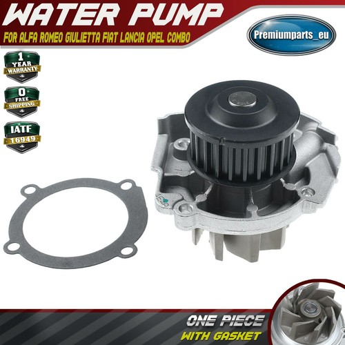 Water Pump with Gasket for Alfa Romeo Giulietta MiTo Fiat Lancia Opel ...