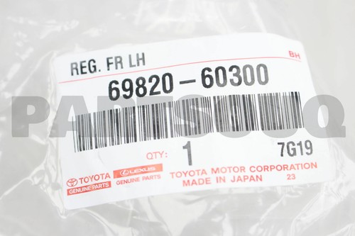 6982060300 Genuine Toyota REGULATOR ASSY FR 69820-60300 | eBay