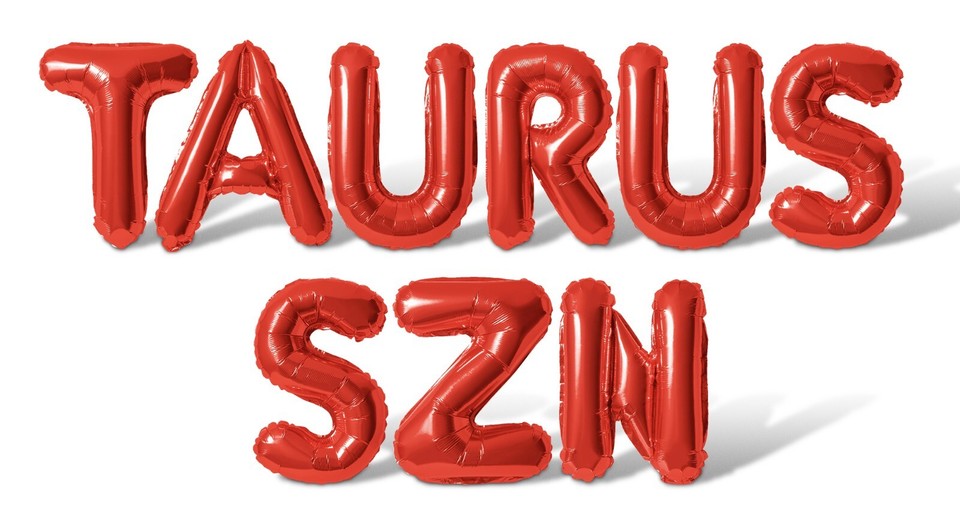 TAURUS SZN Letter Balloon Banner - DIY Birthday Party Zodiac Sign ...