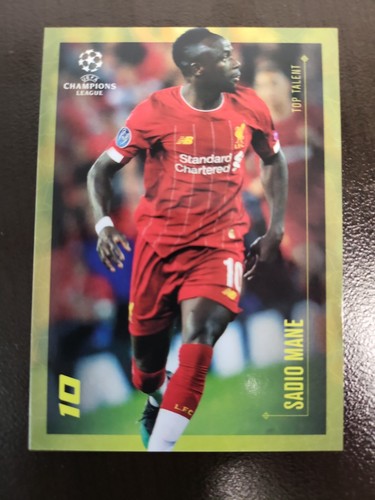 2020 Topps Designed By Lionel Messi Champions League Sadio Mane card ...