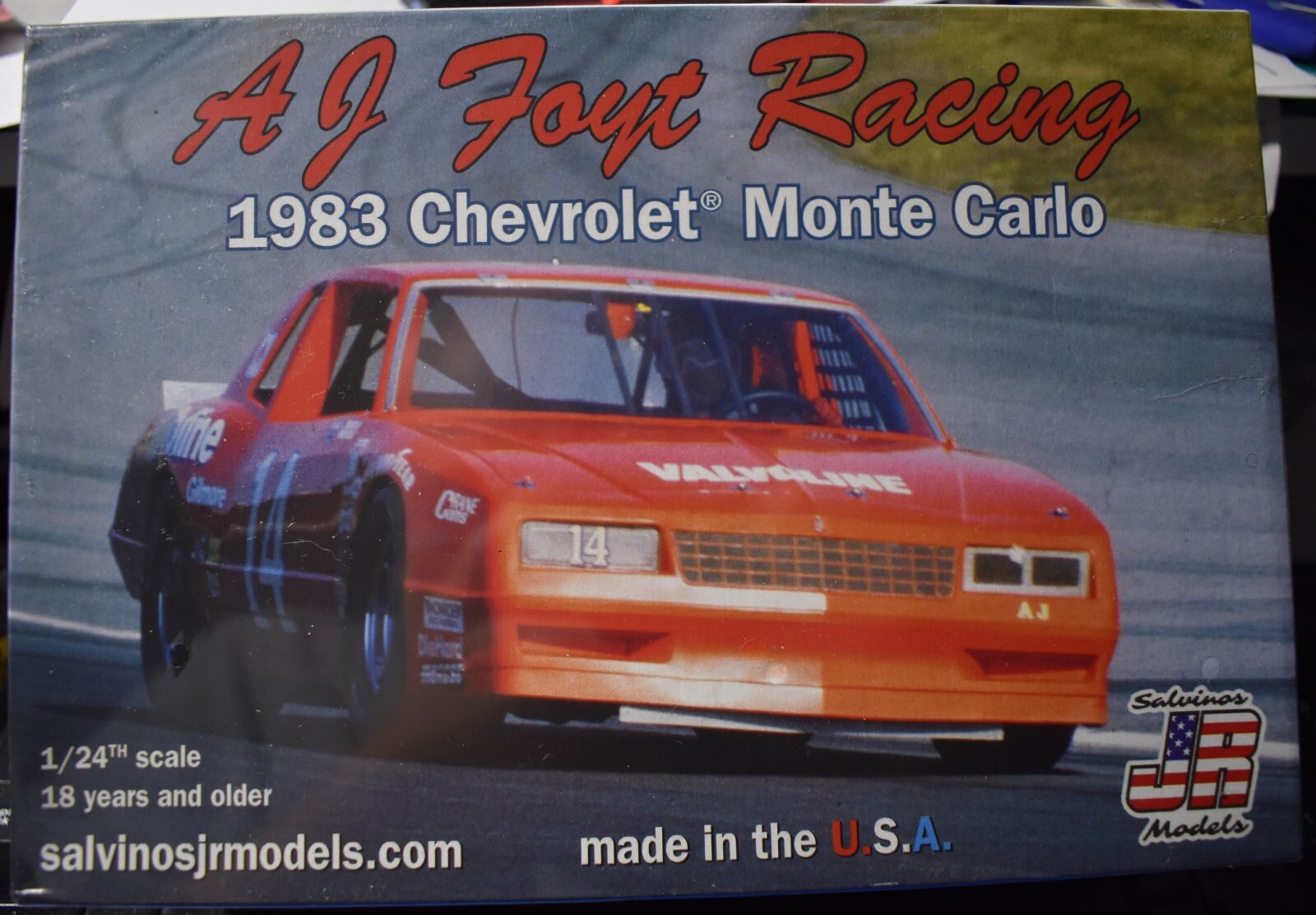 Salvinas JR Models AJMC1983D AJ Foyt Racing #14 1983 Chevrolet Monte ...