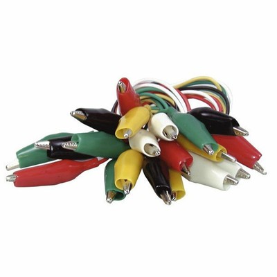 Heavy Duty Jumper Test Lead Kit 10 leads supplied 2 of each colour | eBay