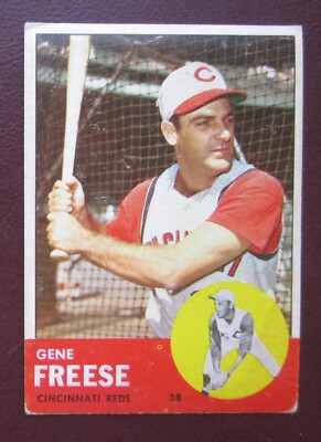1963 Topps Gene Freese (Cincinnati Reds) #113 VG/EX | eBay