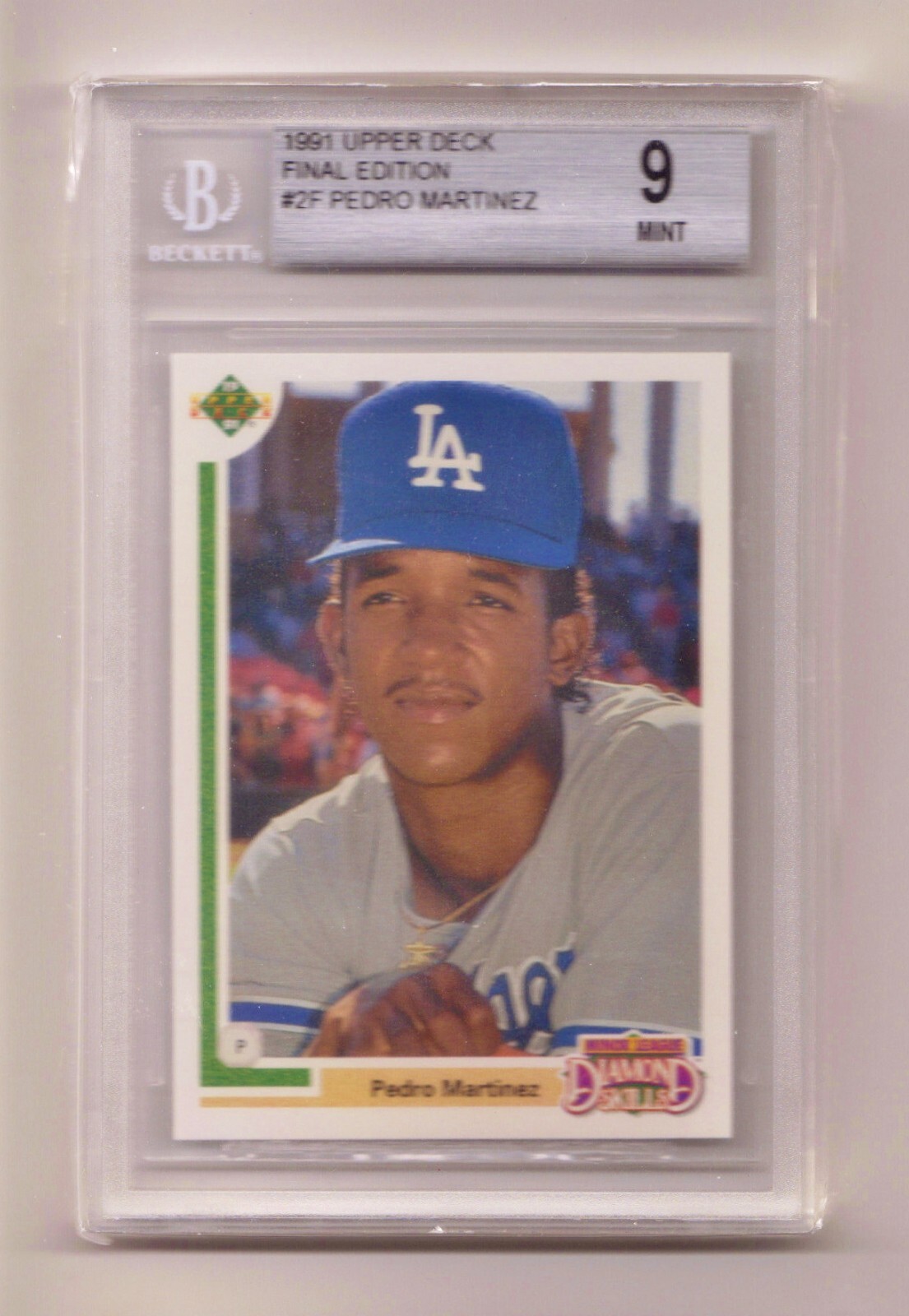 PEDRO MARTINEZ HOF "ROOKIE" 1991 UPPER DECK FINAL EDITION BECKETT ...