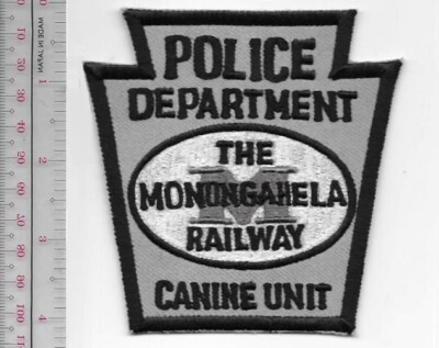 K-9 Police Pennsylvania & West Virginia Monongahela Railroad Police NO ...