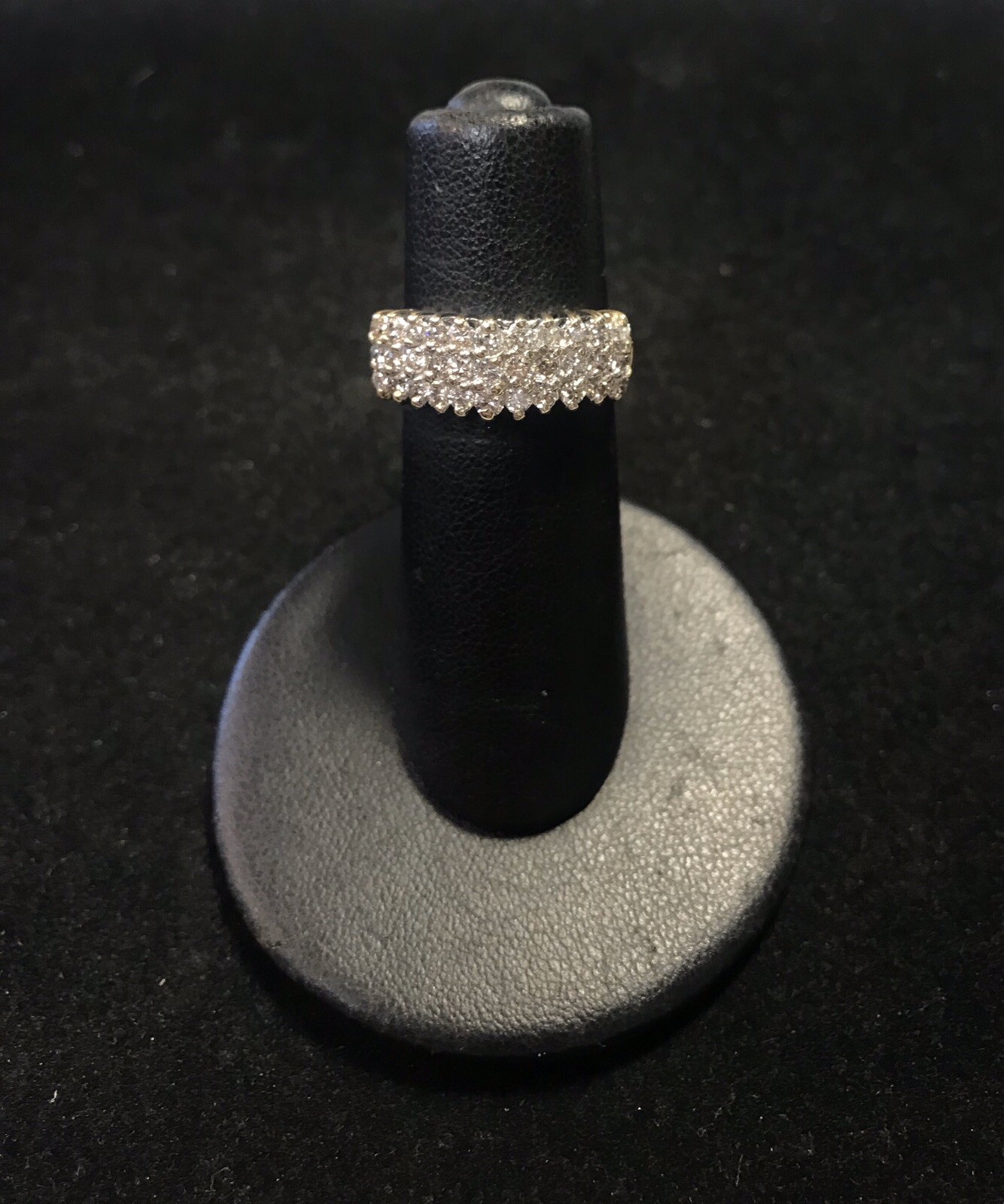 14k Yellow Gold 1.00TCW Diamond Pyramid Ring (G20) - Gem