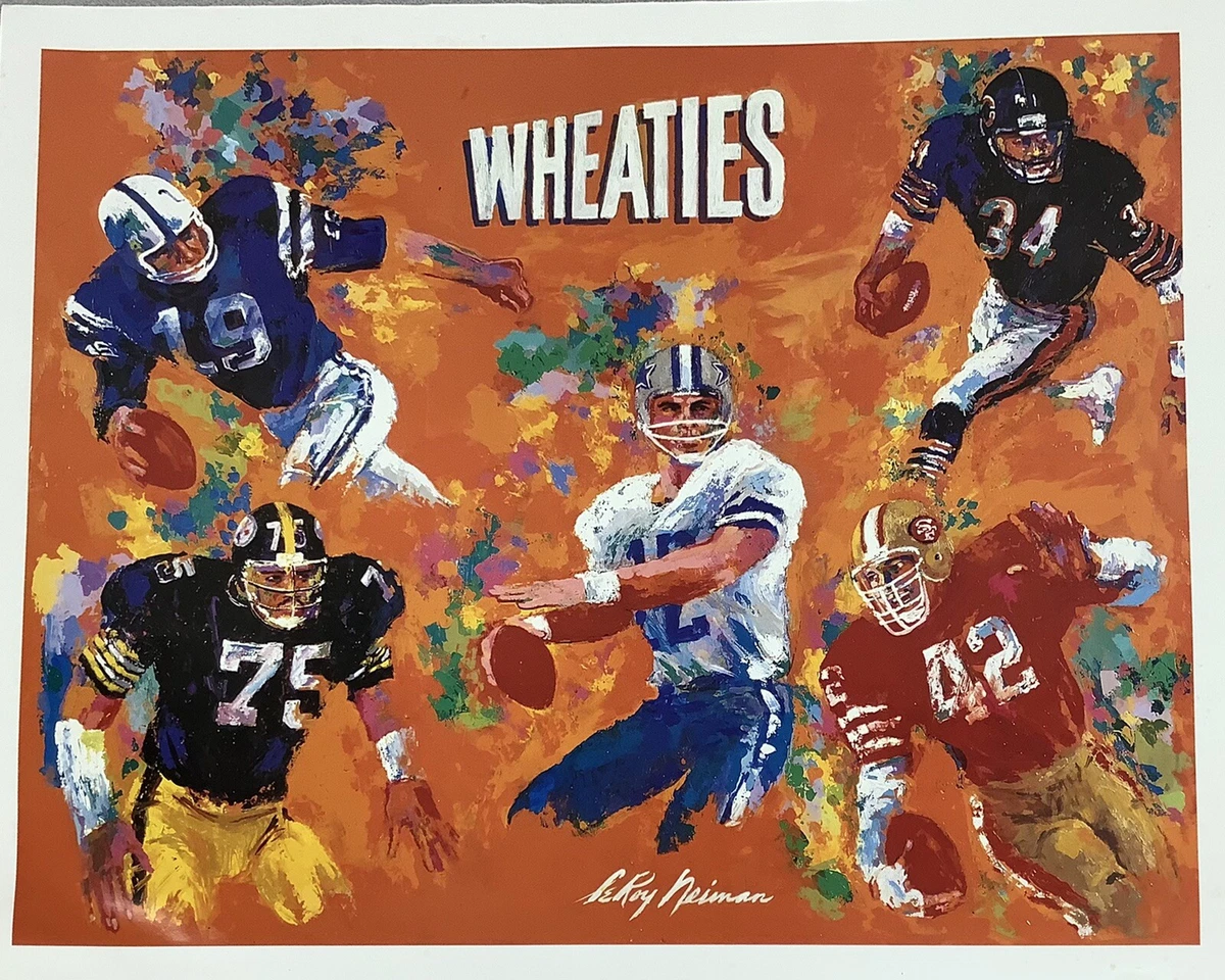 Leroy Neiman Orange Football