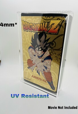 VHS Clamshell DBZ Movie Video Cassette Tape Acrylic Display Case UV ...
